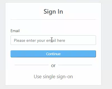 Signing into GoDocs (SSO vs non-SSO)